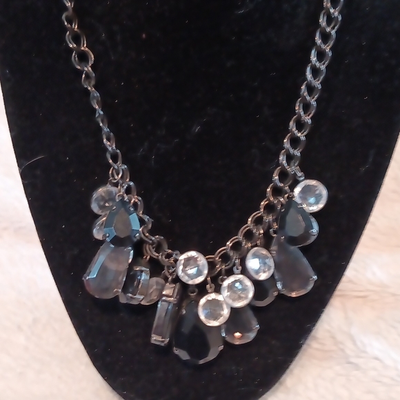 Express | Jewelry | Express Brown Chain And Beaded Necklace | Poshmark